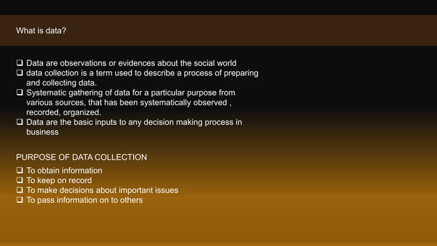 Survey data collection_assignment | PPT