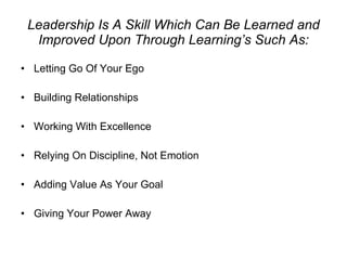 Leadership – A Practical Approach | PPT