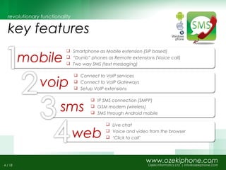 Ozeki Phone System XE - The best VoIP PBX for developers | PPT