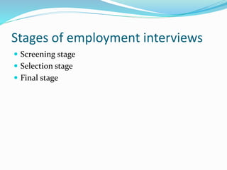 Interviews | PPT