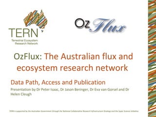 Ozflux Portal Presentation | PPT | Geography | Science