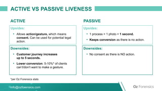 Guide - How to choose Liveness detection - Oz Forensics | PPT