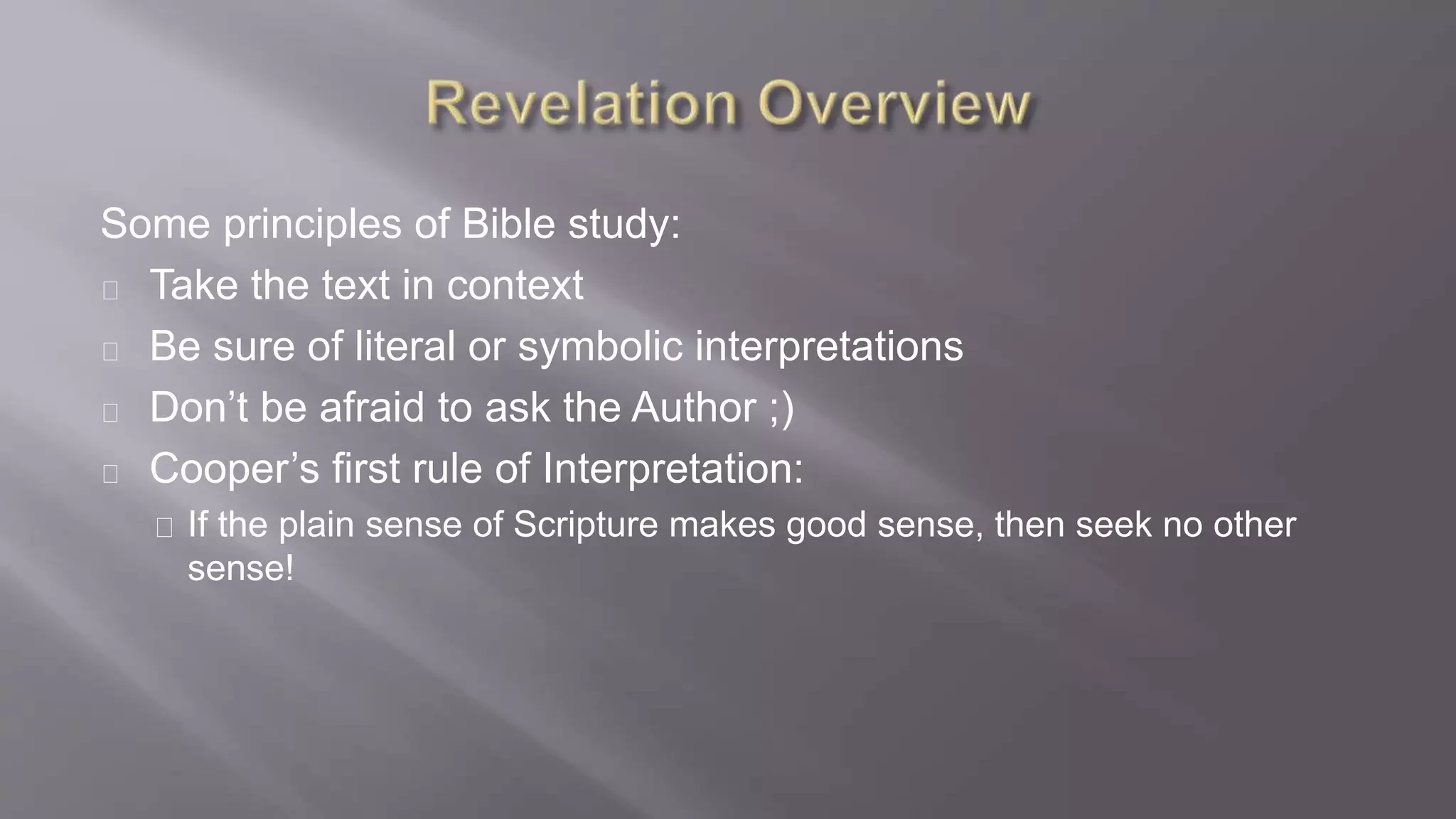 Revelation 18 Chapter Summary Pptx