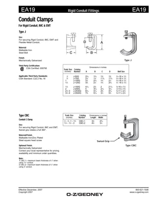 Ozg beam clamps-straps-clamps-clamp-backs-rmc-imc | PDF