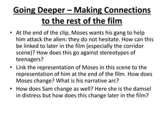 Attack the block - opening scene analysis | PPTX