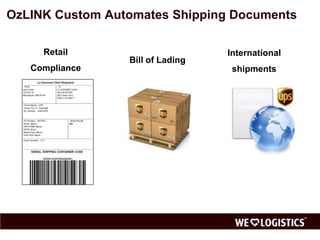 OzLINK Custom for UPS | PPTX