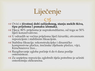 Ozljede lakta i podlaktice | PPSX