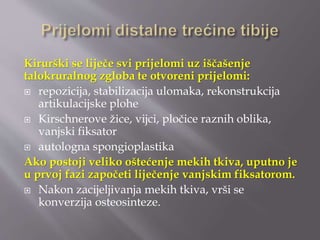 Ozljede potkoljenice i gležnja | PPSX