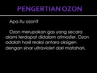 Kerusakan Ozon | PPT