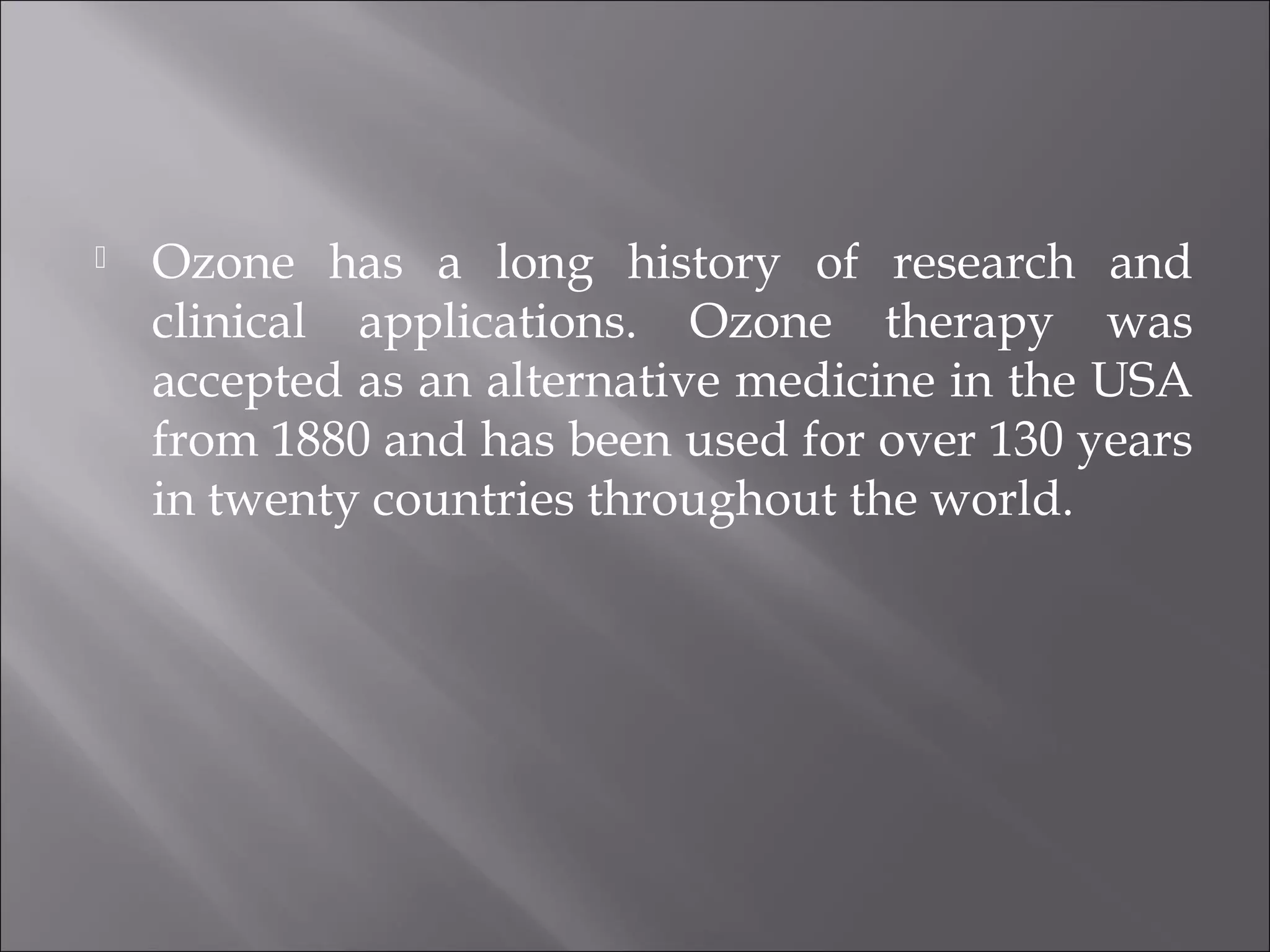 Ozone application in operative dentistry | PPT | Dental Health ...