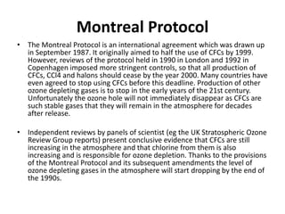 Ozone layer depletion | PPTX