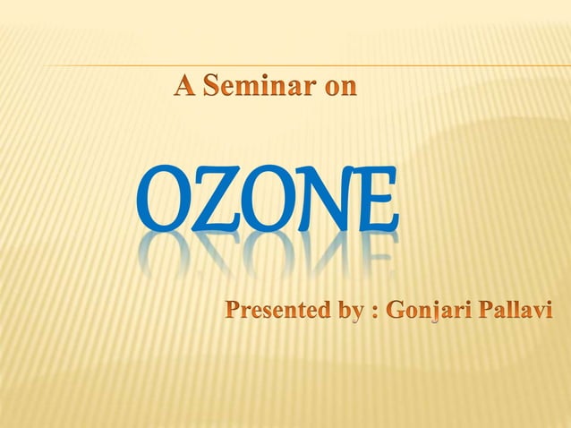 Ozone.pptx psg | PPTX