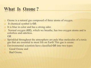 Ozone.pptx psg | PPTX | Indoor Environmental Quality | Home & Garden