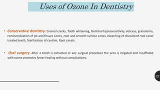 Ozone therapy in periodontics | PPTX