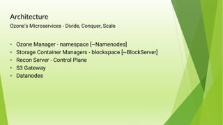 Ozone: Evolution of HDFS | PPT