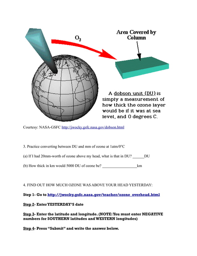 Ozone Data Activity | PDF