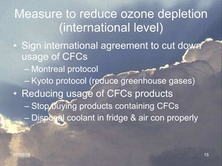 Sec2 Ozone Depletion | PPT