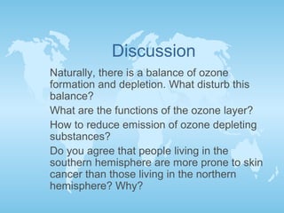 Ozone & Depletion | PPT