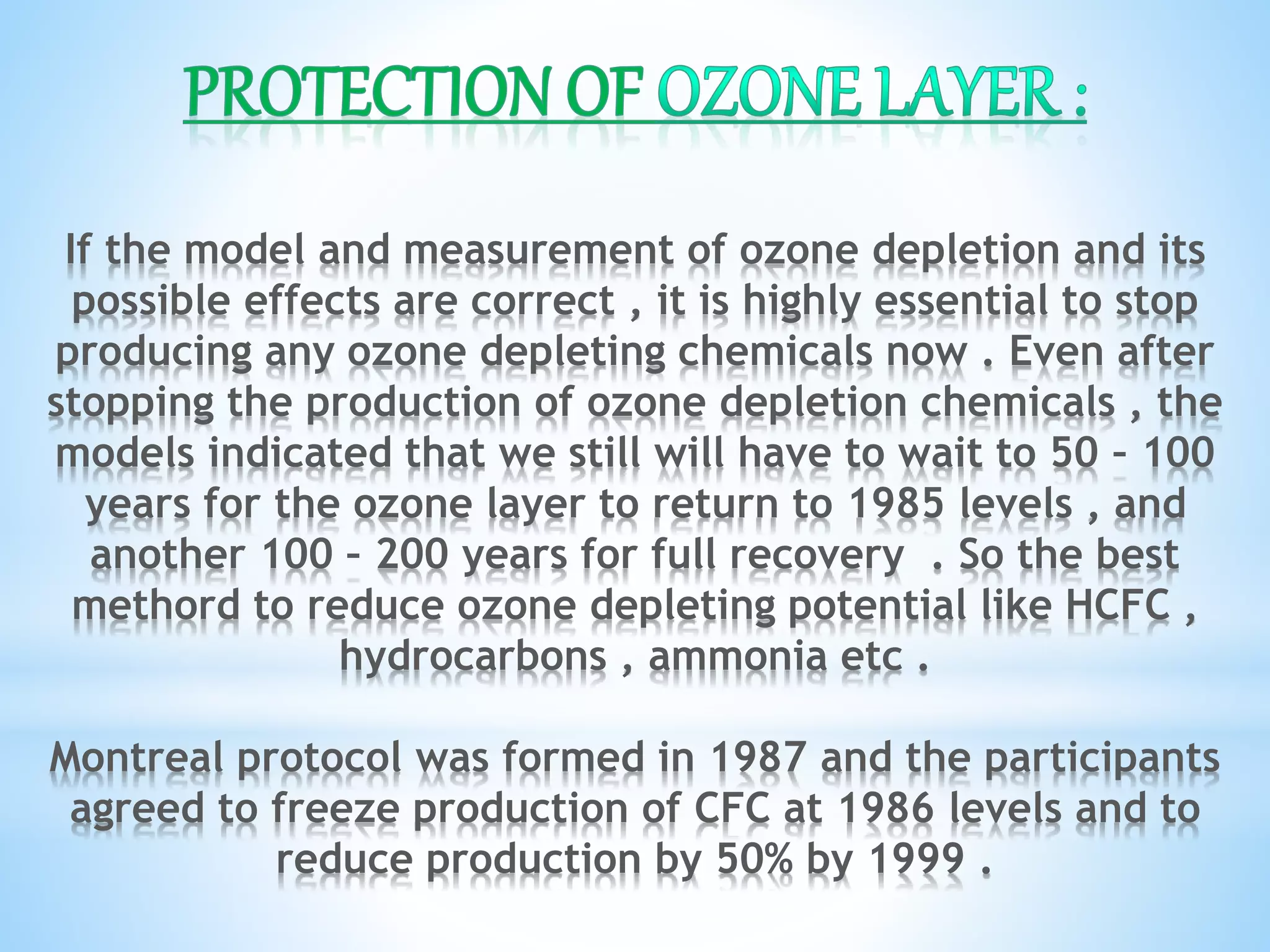 Ozone depletion | PPTX