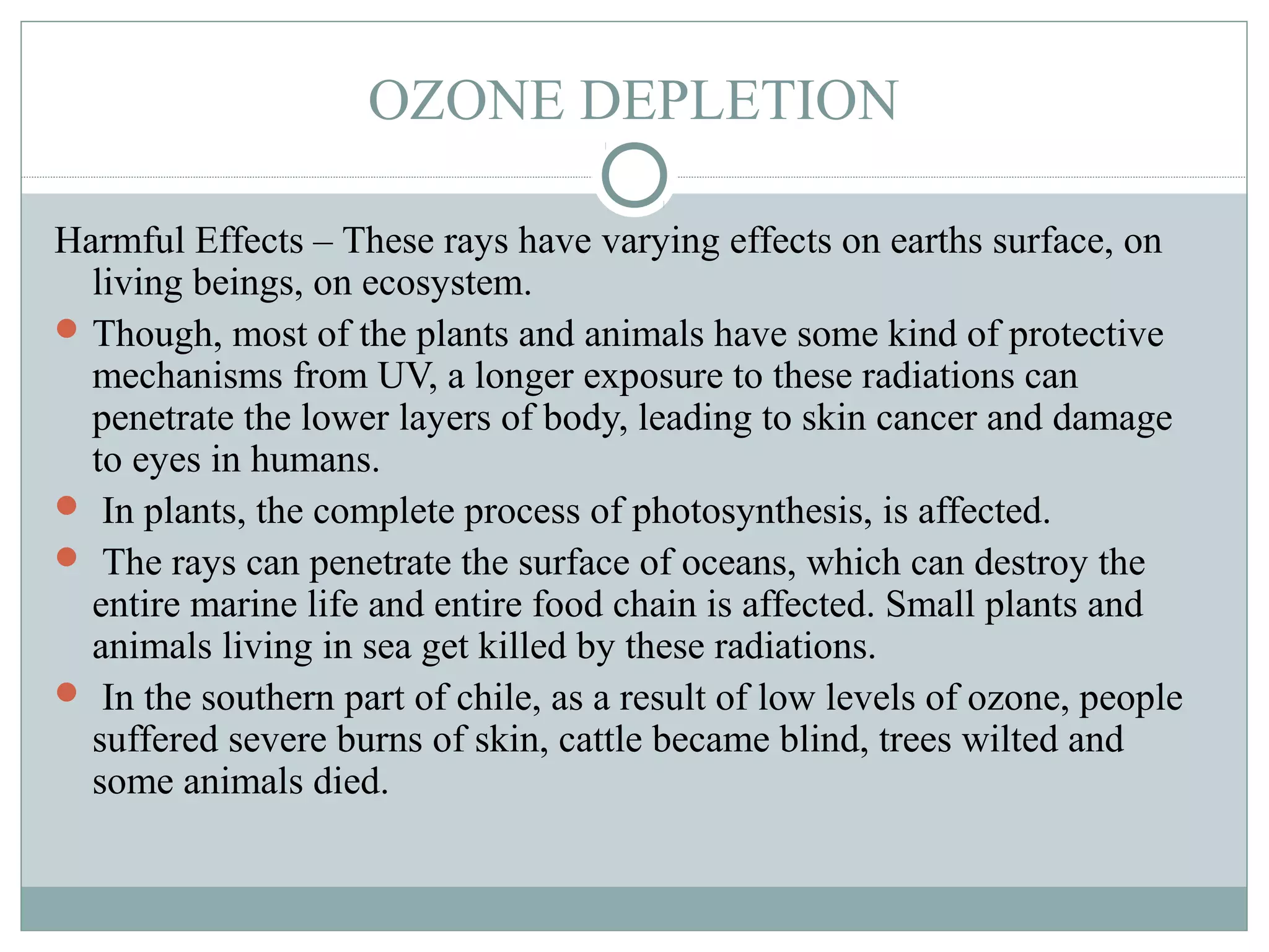 Ozone depletion | PPT