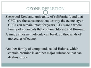Ozone depletion | PPT