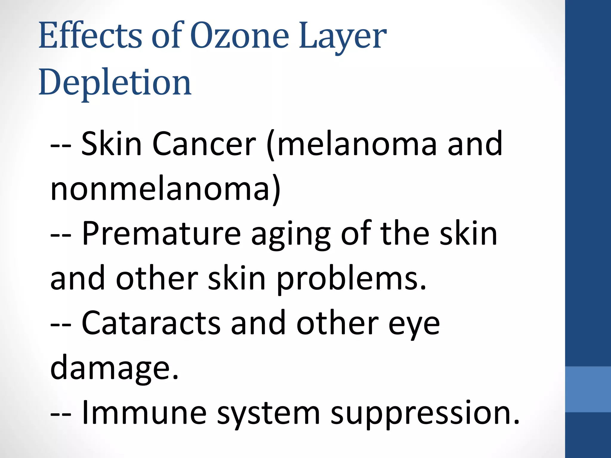 Ozone depletion (Expalined) | PPTX | Chemistry | Science