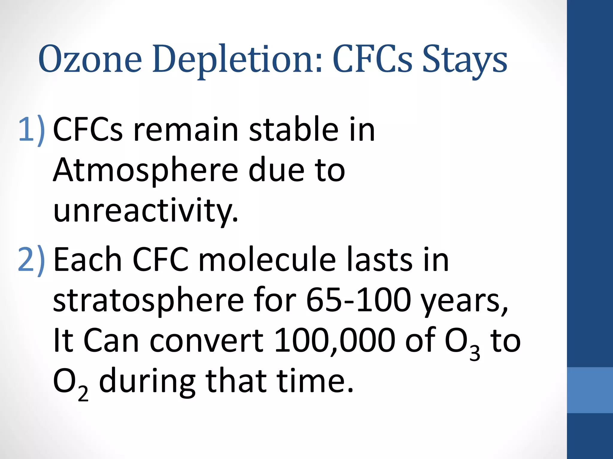 Ozone depletion (Expalined) | PPTX | Chemistry | Science