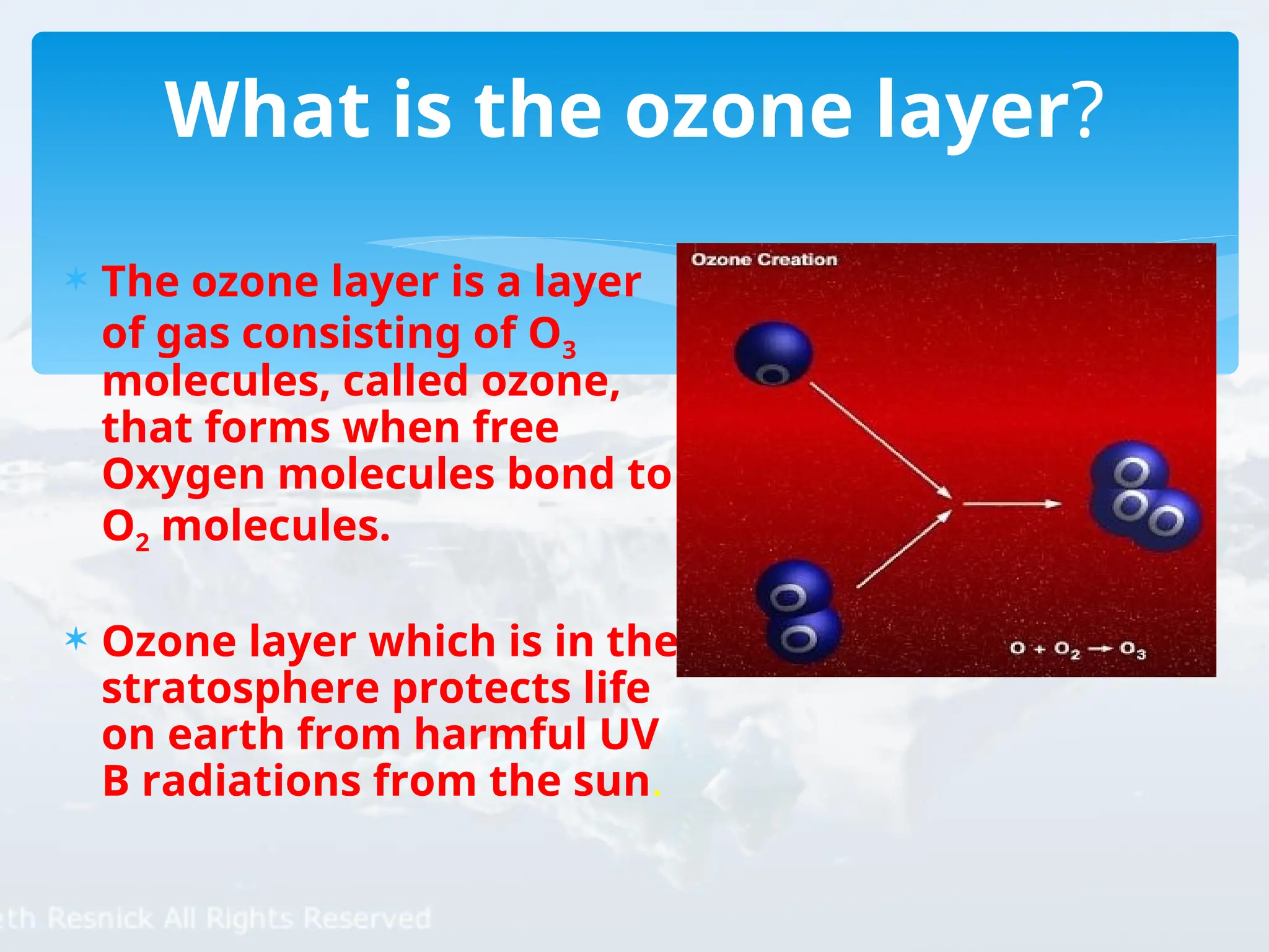 Ozone depletion and its consequences on human | PPT