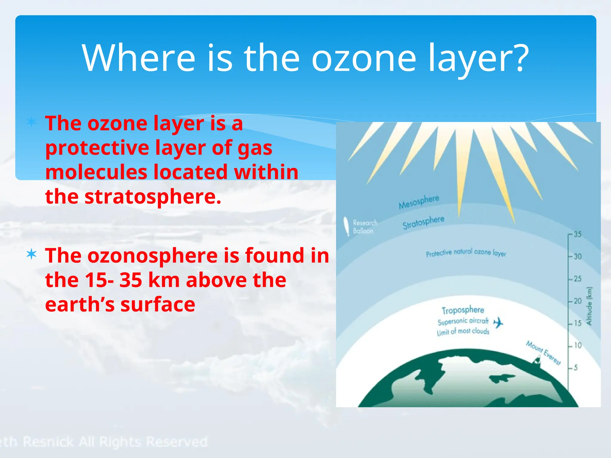 Ozone depletion and its consequences on human | PPT