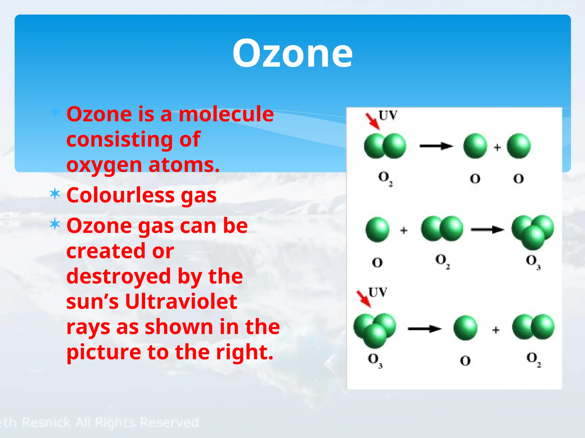 Ozone depletion and its consequences on human | PPT