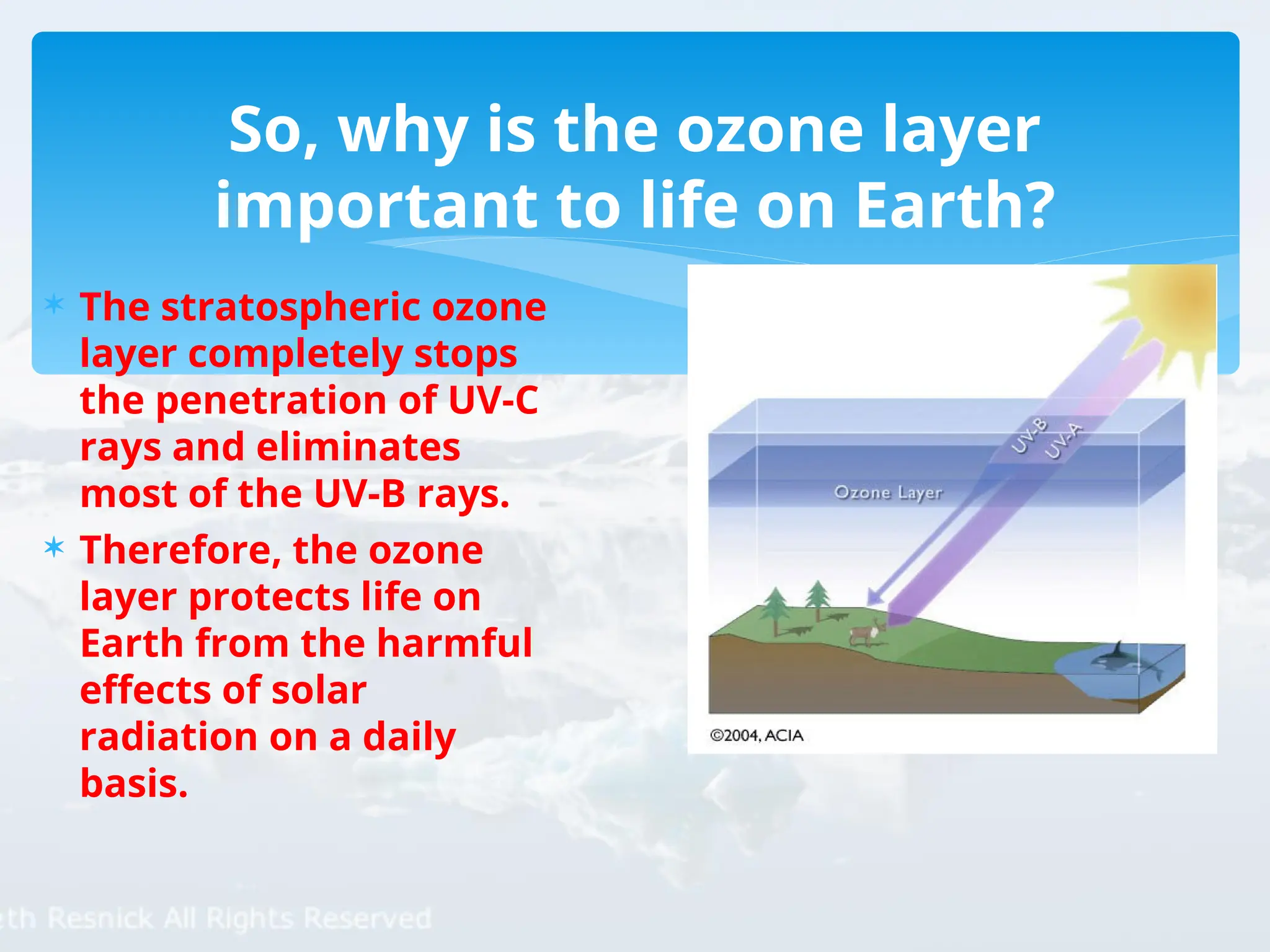 Ozone depletion and its consequences on human | PPT