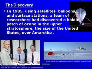 Ozone depletion a brief study | PPSX