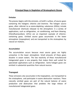Ozone Depletion Potential of Different Refrigerants | DOCX
