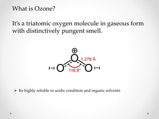 Ozone Fading & Precausions for Textile Industry | PPTX