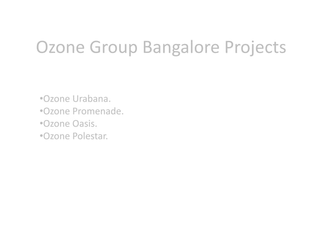 Ozone group review | PPT