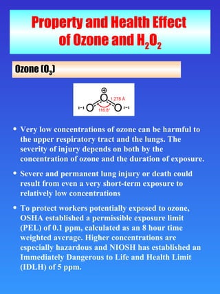Ozone H2 O2 | PPT