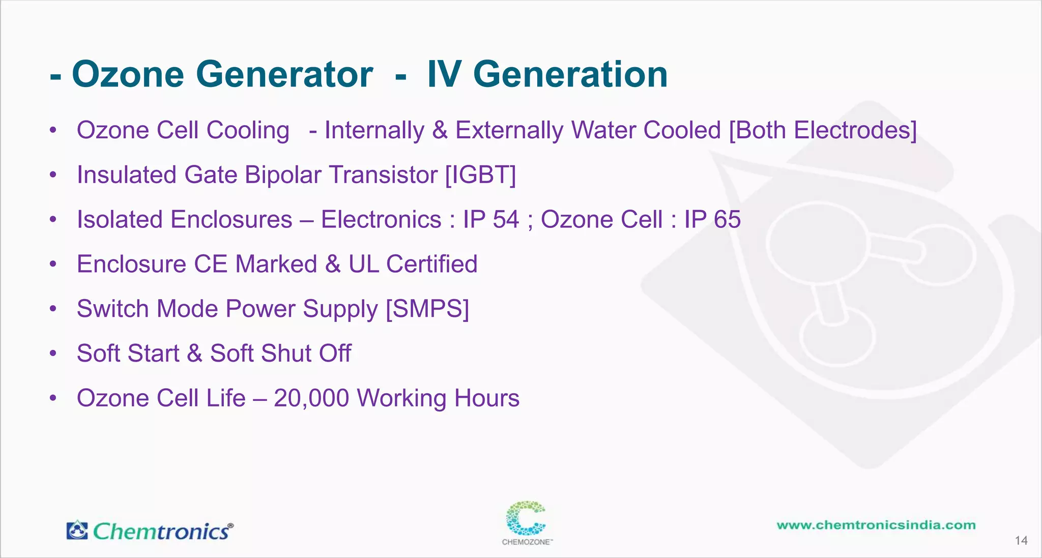 Ozone in package bottled drinking water | PPSX