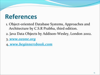 Ozone java based | PPT