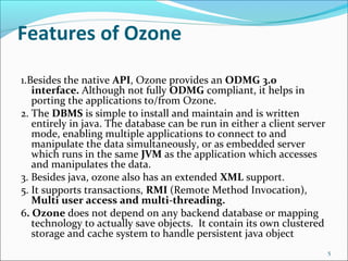 Ozone java based | PPT