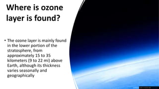 OZONE LAYER | PPT