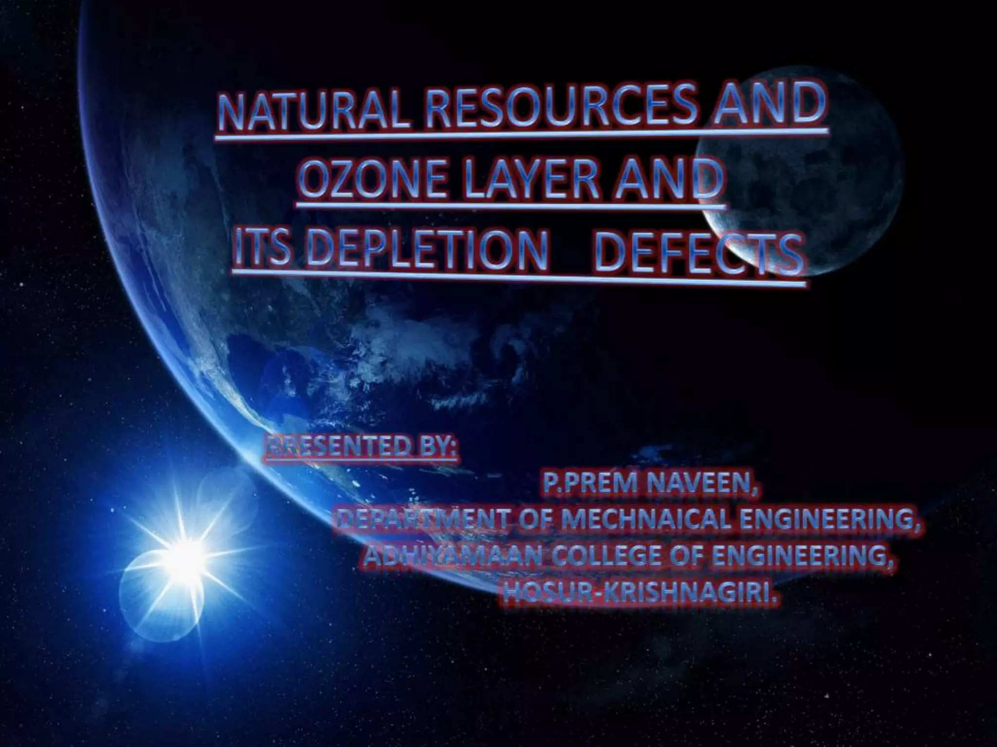 Ozone layer and depletion | PPT