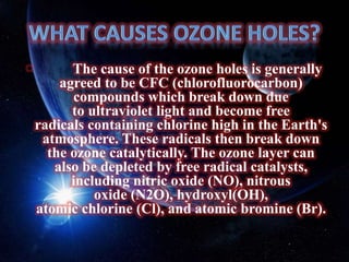 Ozone layer and depletion | PPTX