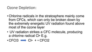 Ozone layer and its depletion | PPT