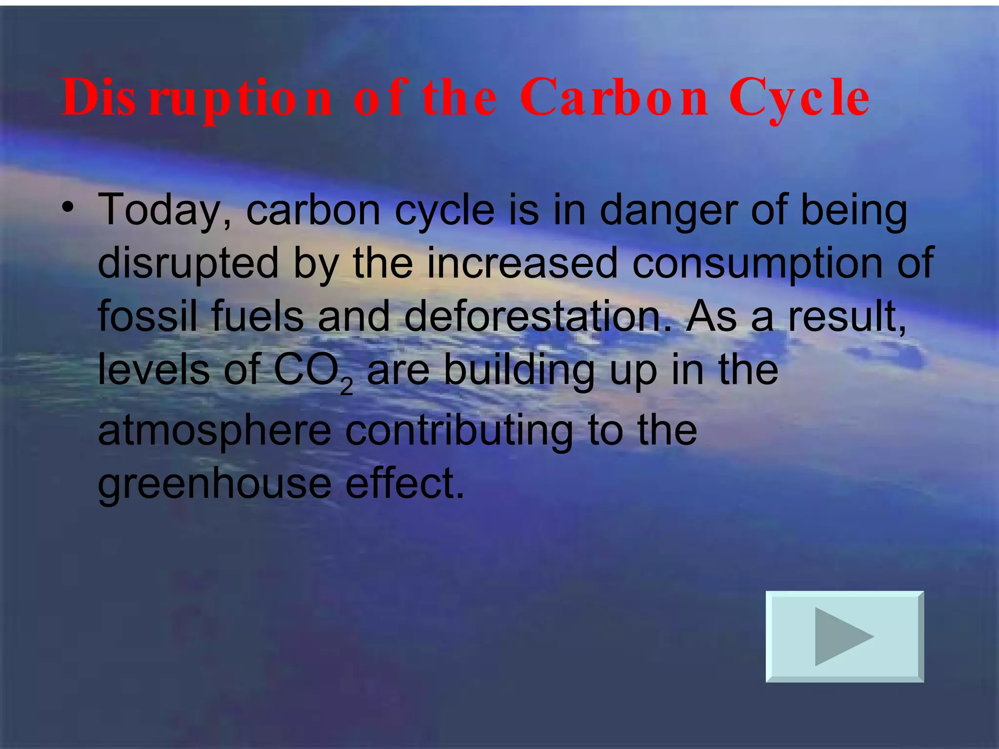 Ozone layer & carbon cycle | PPT