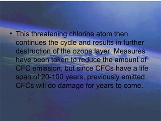 Ozone layer & carbon cycle | PPT