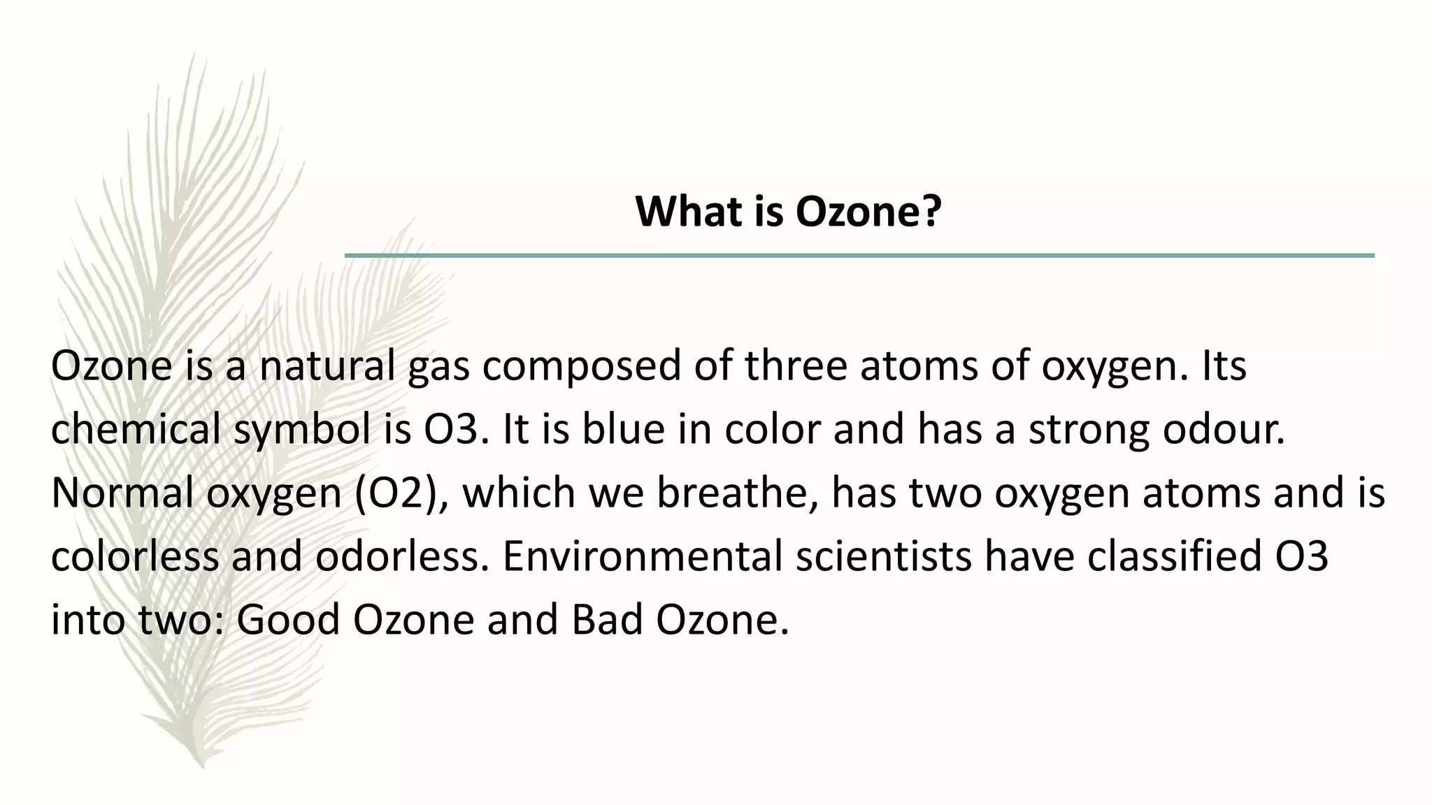 Ozone layer depletion | PPTX