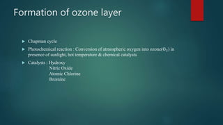 Ozone layer depletion | PPTX