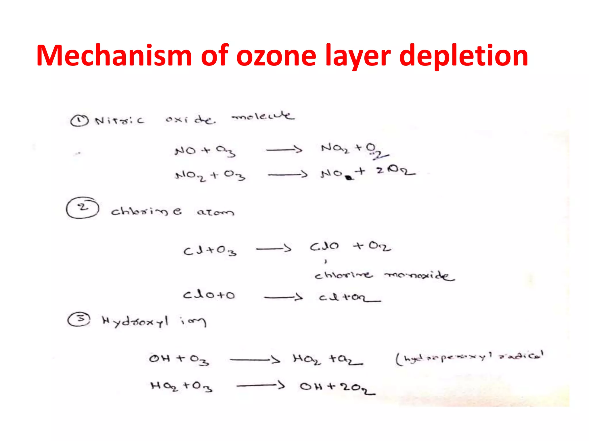 Ozone layer depletion | PPTX