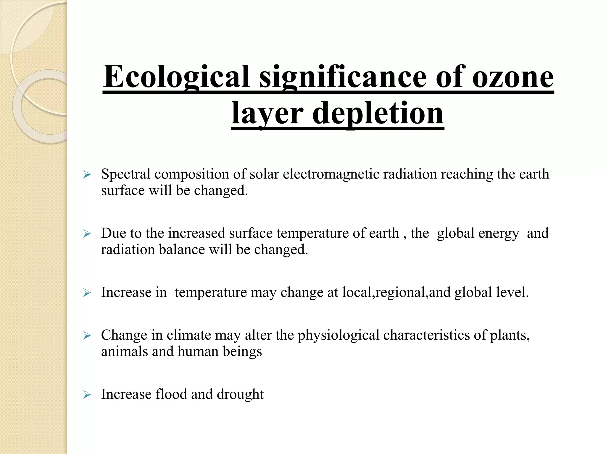 Ozone layer depletion final | PPTX