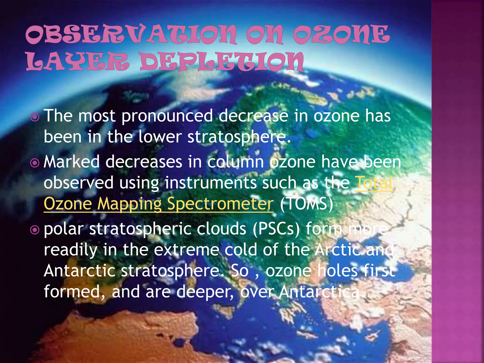 Ozone layer depletion ppt | PPTX